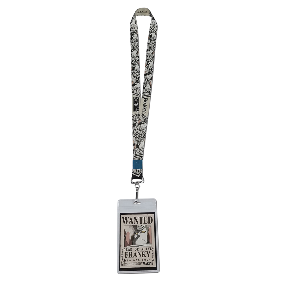 Franky Wanted Poster Lanyard – One Piece Cafe
